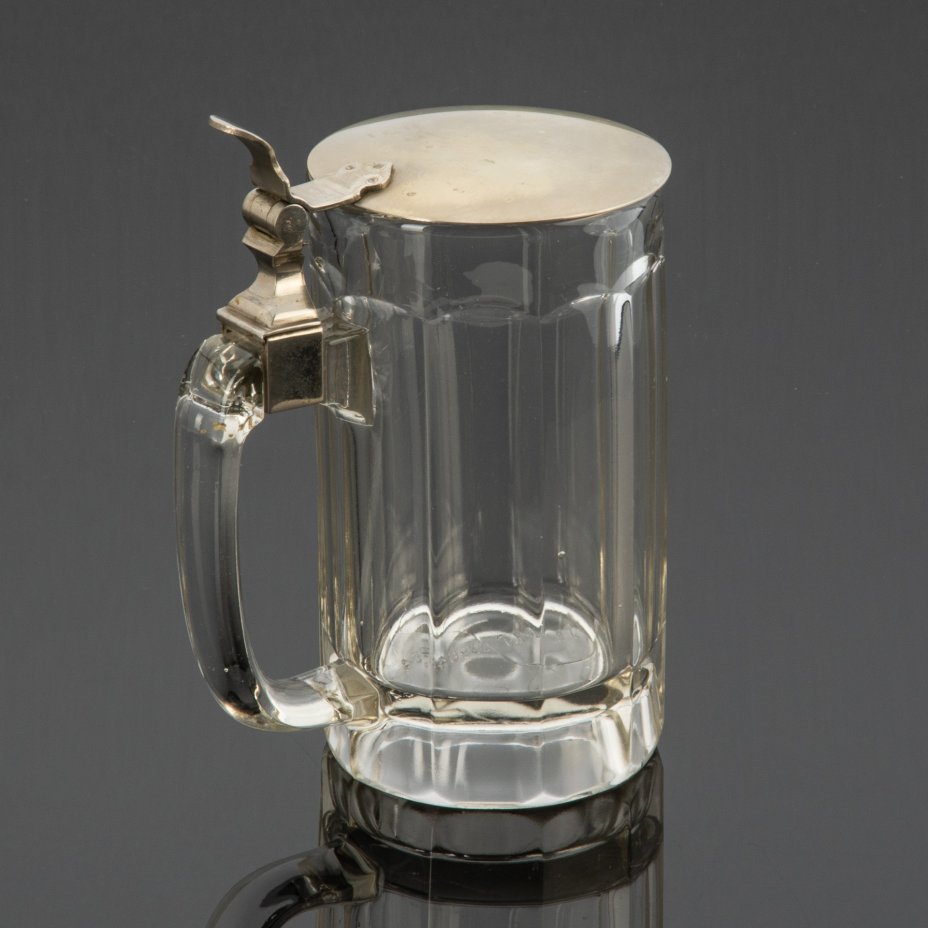 Винтажная пивная кружка с крышкой DRP (Deutsches Reichs Patent.)339964 ...