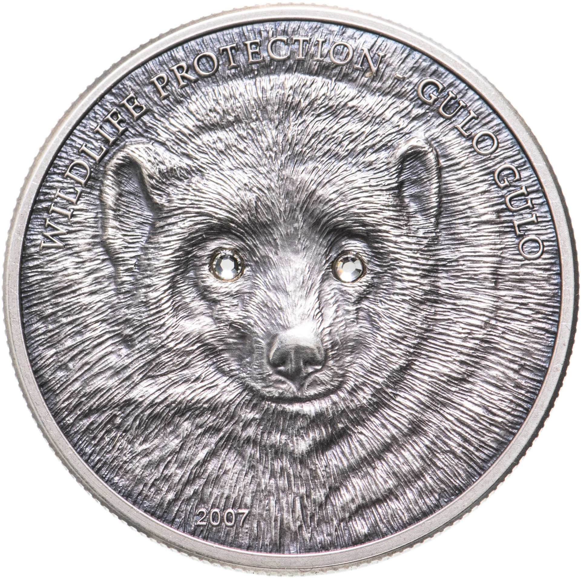 Монета Монголия 500 тугриков 2007 росомаха (Gulo Gulo) стоимостью 43225 ...