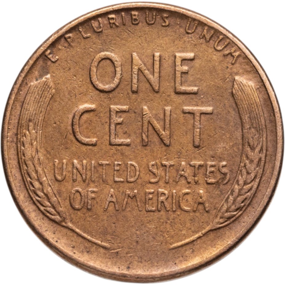 Монета США 1 цент 1956 стоимостью 290 руб.