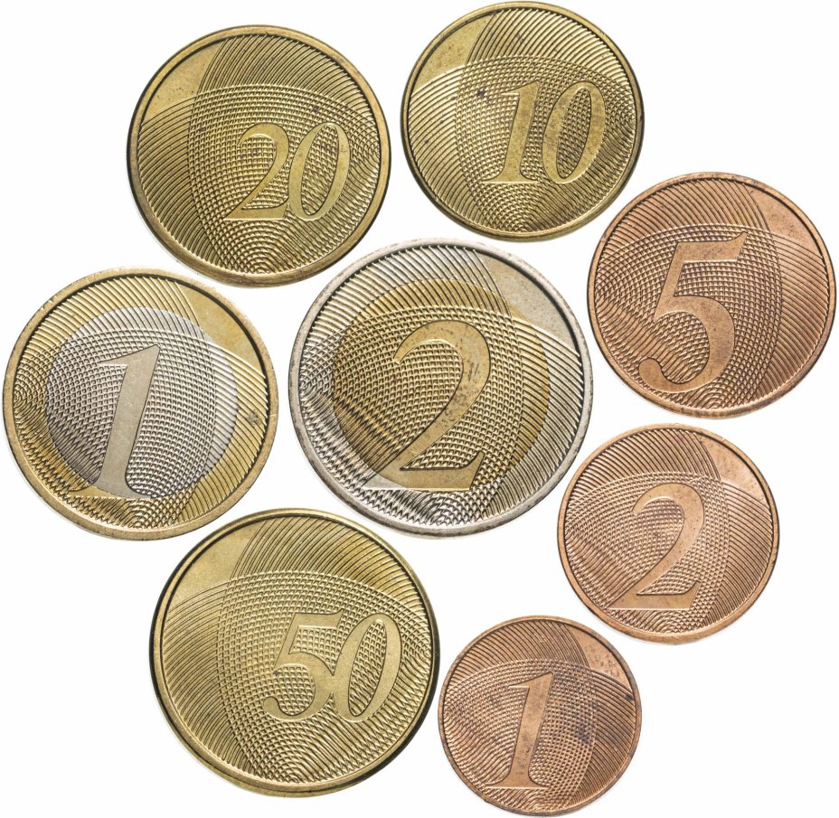 Монако набор из 8 жетонов евро (euro-token) 2004 стоимостью 2116 руб.