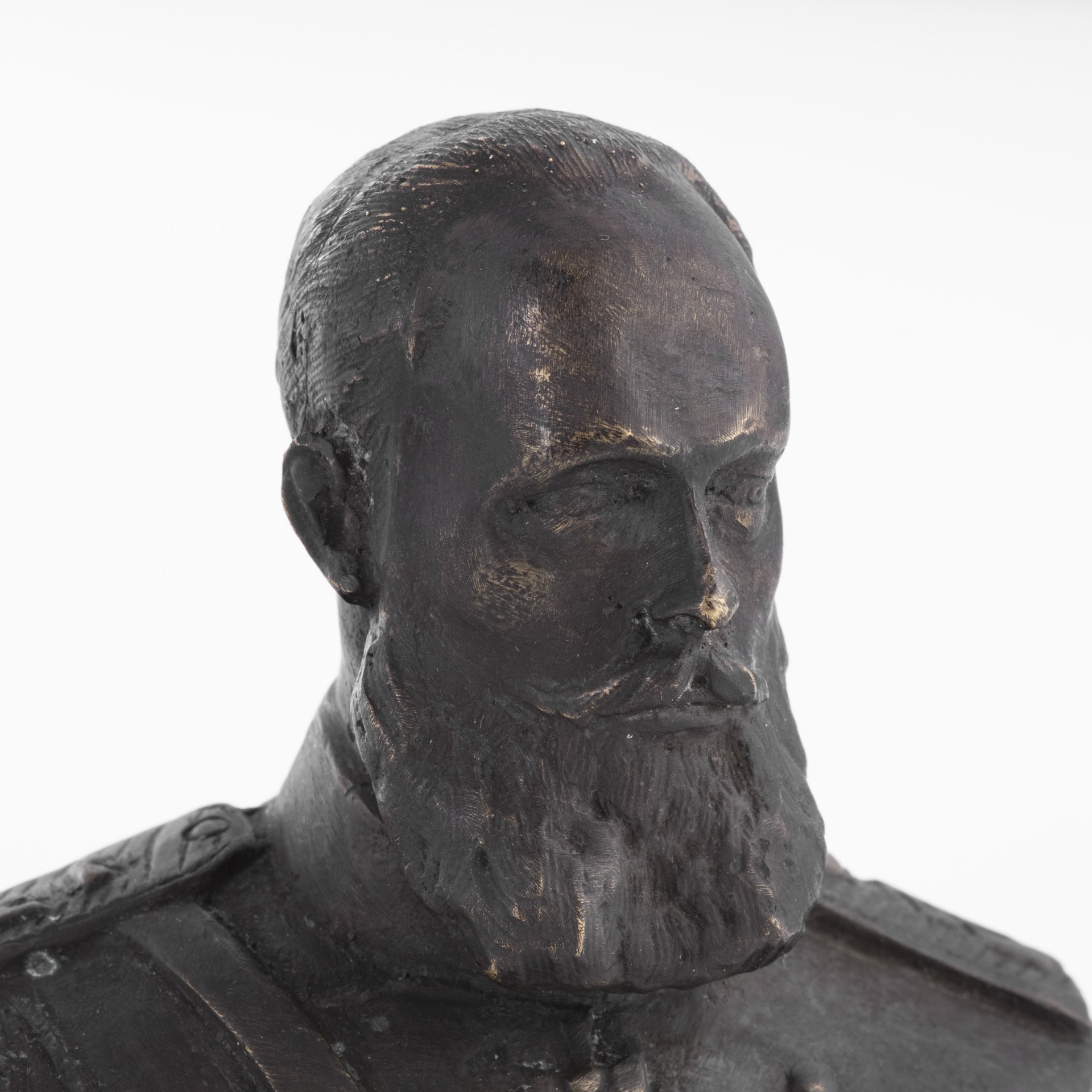 Бюст "Император Александр III", скульптор Н.С. Баганов, бронза, литье ...