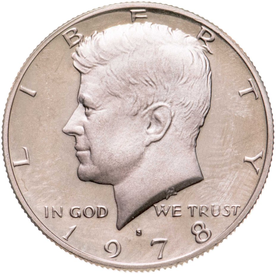 США 50 центов (1/2 доллара, half dollar) 1978 Kennedy Half Dollar ...