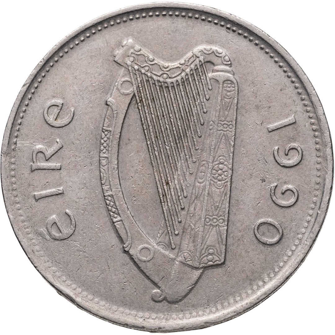 Монета Ирландия 1 фунт (pound) 1990 стоимостью 610 руб.