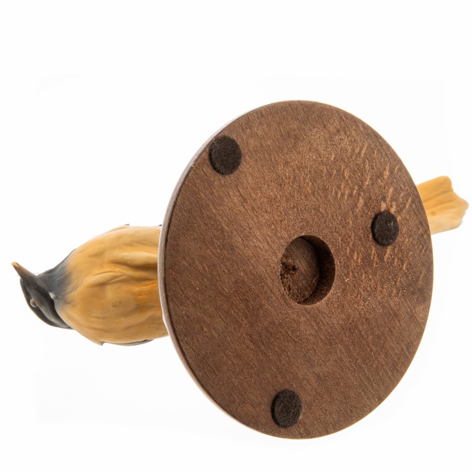 Статуэтка "Жёлтая трясогузка", композитный материал, дерево ...