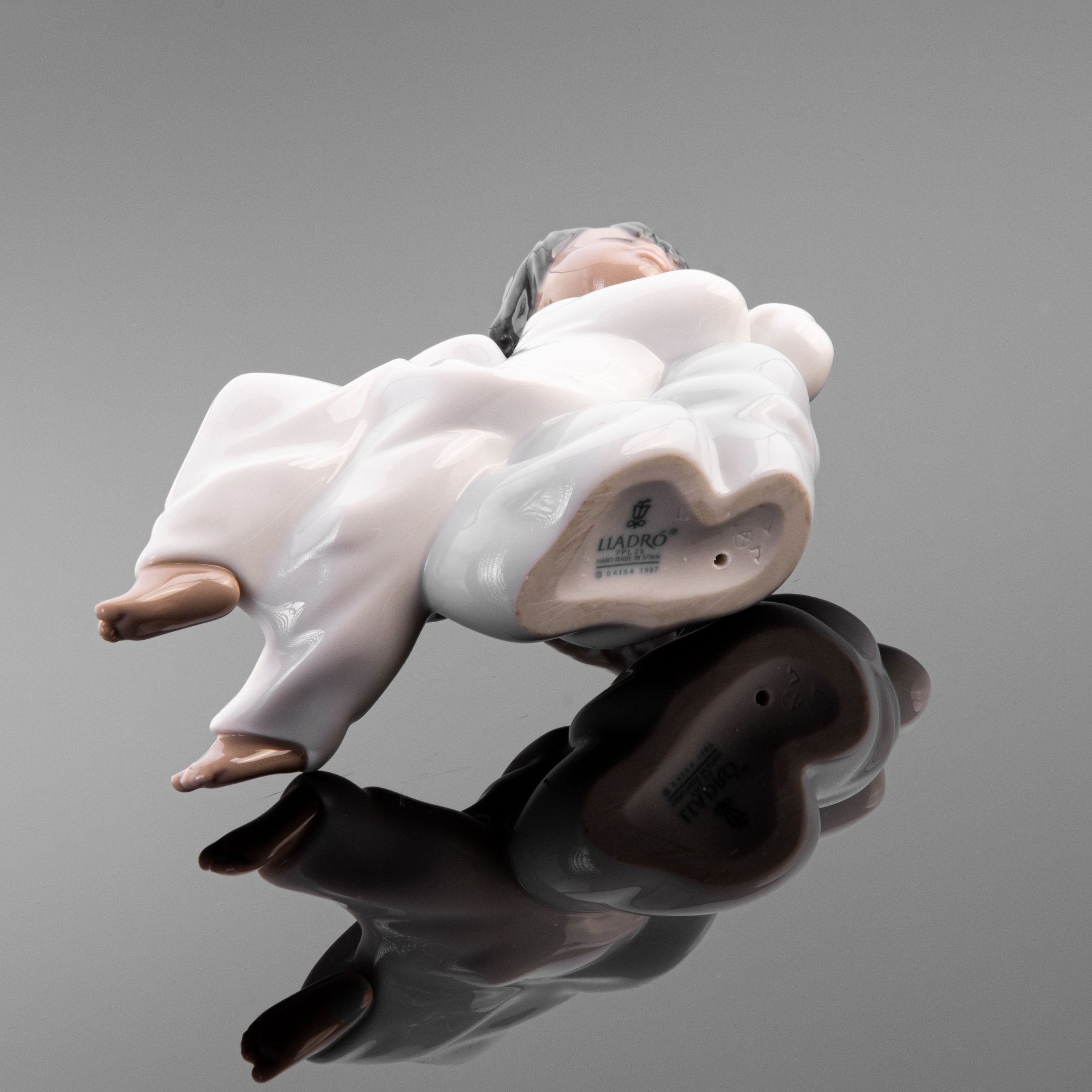 Статуэтка "Ангел на облаке", фарфор, роспись, Lladro, Испания, 1997 г ...