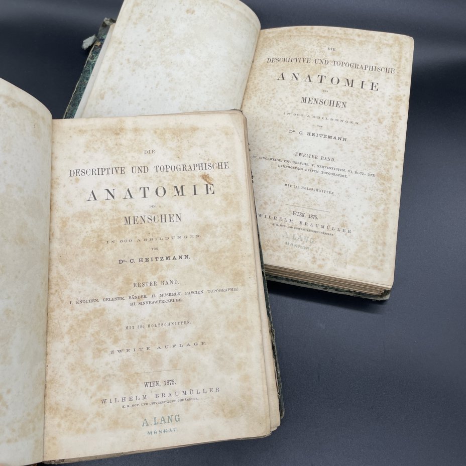 Книги Carl Heitzmann, Die descriptive und topographische Anatomie des ...