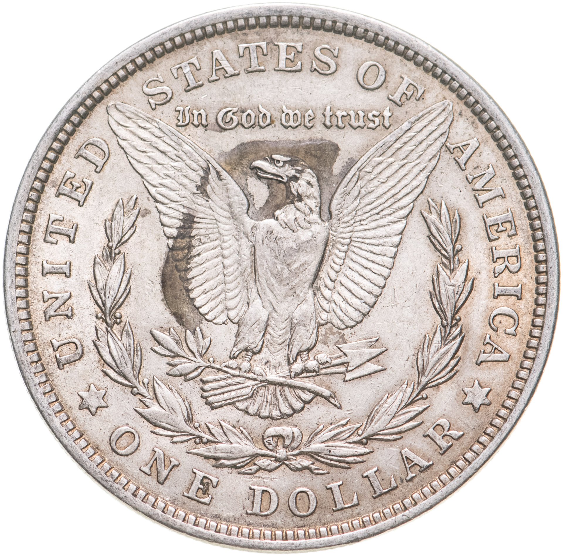 Монета США 1 доллар (dollar) 1921 "Доллар Моргана" (Morgan Dollar ...