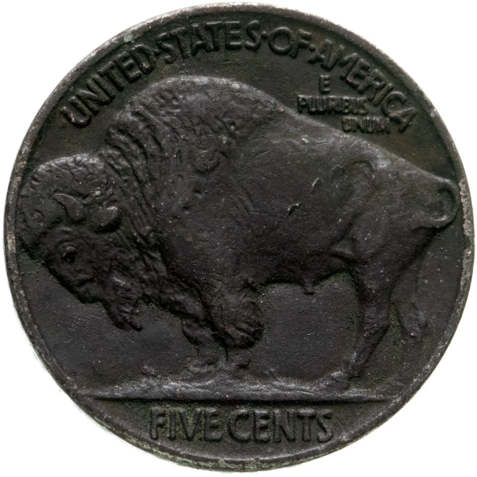 Монета США 5 центов 1937 "Buffalo Nickel" стоимостью 710 руб.