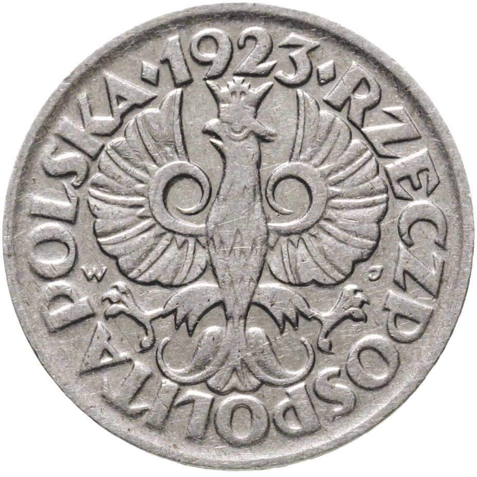 Монета Польша 10 грошей (groszy) 1923 стоимостью 366 руб.