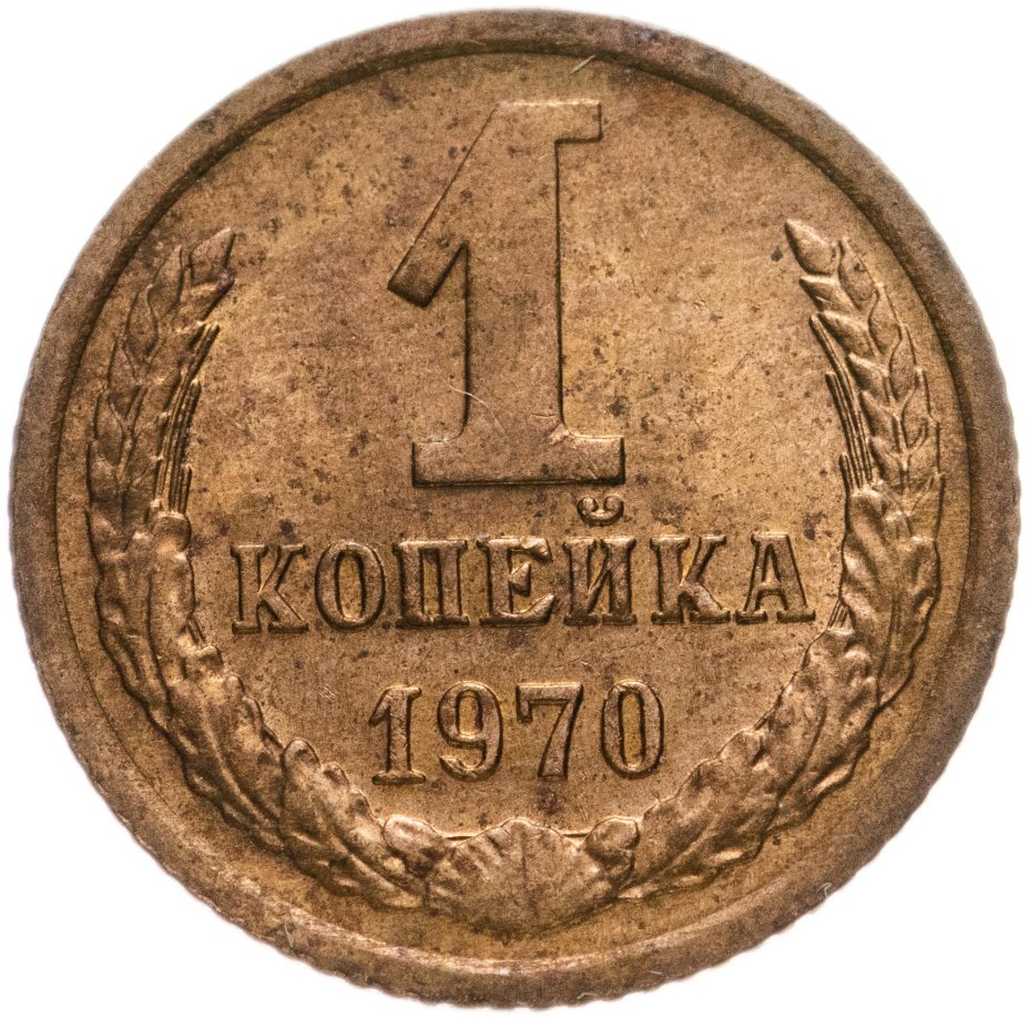 Монета 1 копейка 1970 стоимостью 173 руб.