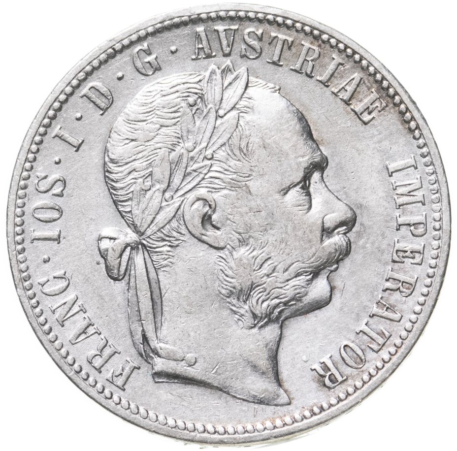 Монета Австрия 1 флорин (florin) 1880 стоимостью 3950 руб.