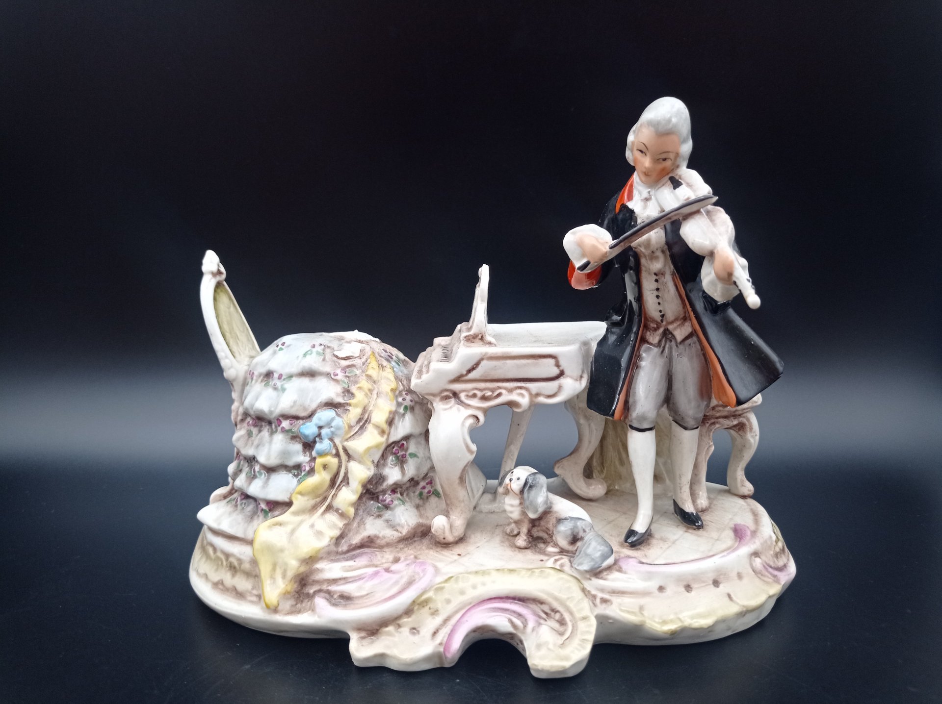 Статуэтка "Музыкальный вечер", фарфор, роспись, Германия, 1950-1980 гг ...