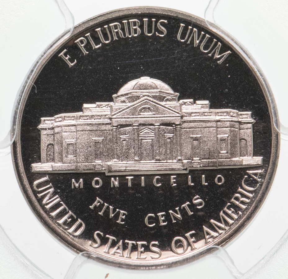 Монета США 5 центов (cents) 1983 S Proof "Jefferson Nickel (Джефферсон ...