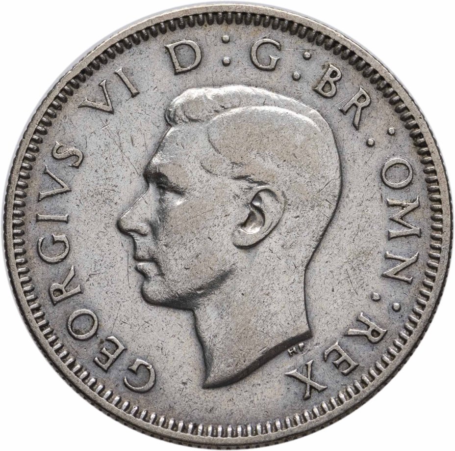 Монета Великобритания 1 шиллинг (shilling) 1938 стоимостью 1310 руб.