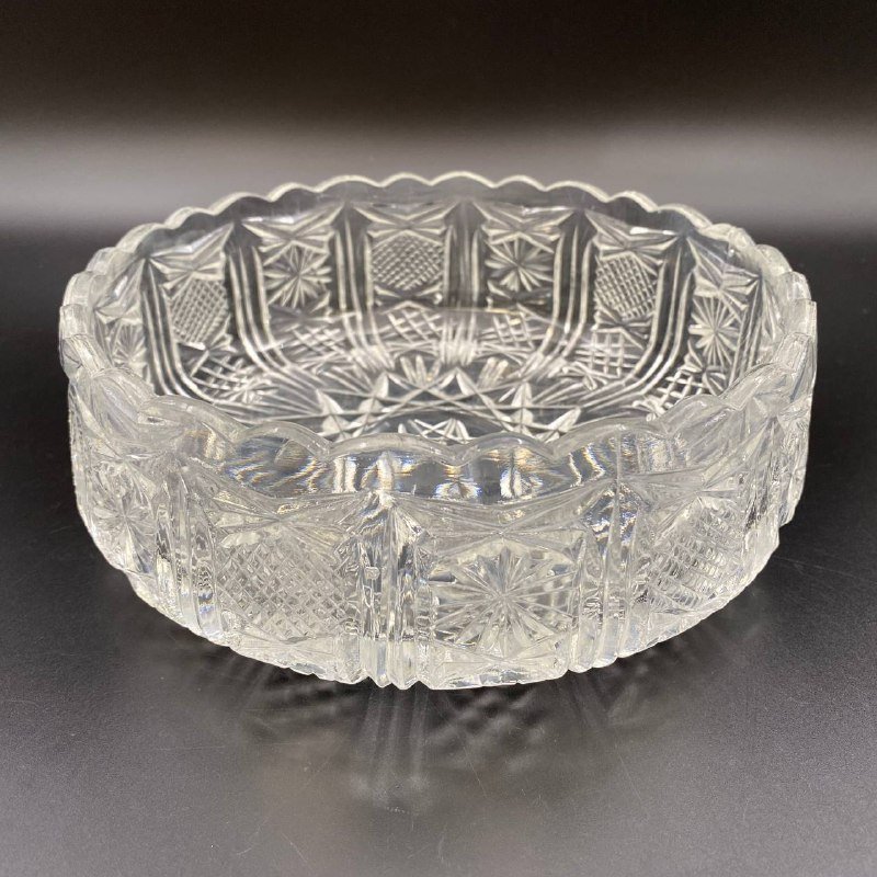 Салатник, хрусталь, СССР, 1980-1990 гг. стоимостью 1462 руб.