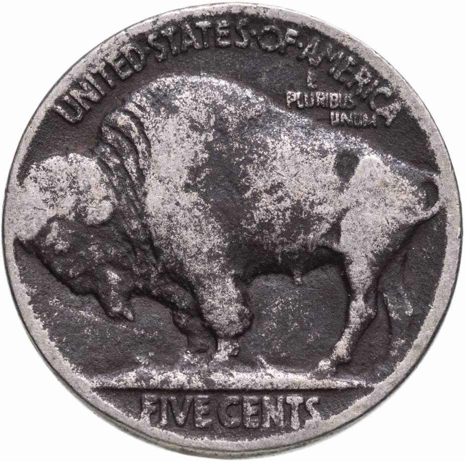 Монета США 5 центов (cents) 1918 стоимостью 850 руб.
