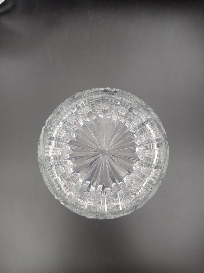 Комплект из 2 салатников с рельефным геометрическим декором, хрусталь ...