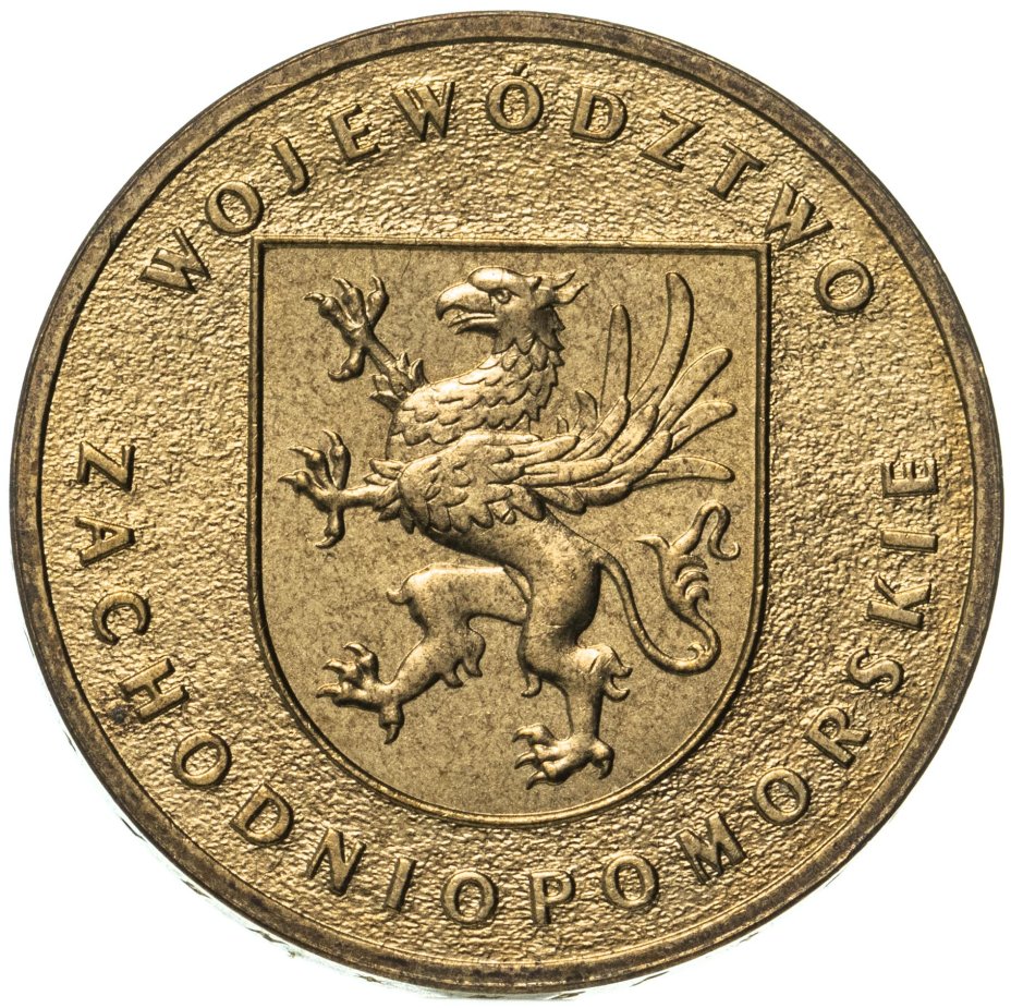 Монета Польша 2 злотых 2005 "Западно-поморское воеводство ...