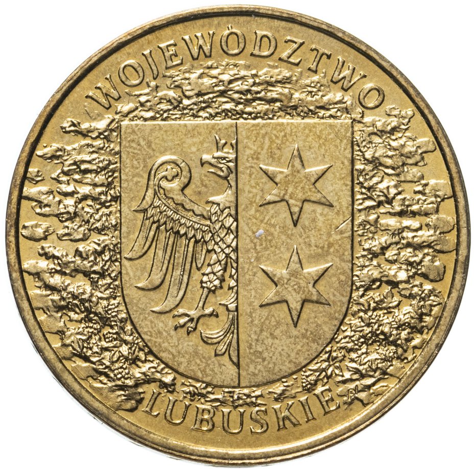 Монета Польша 2 злотых 2004 "Регионы Польши - Любушское воеводство ...