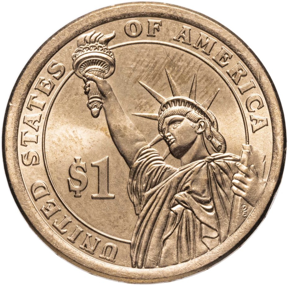 Монета США 1 доллар 2015 D "35-й президент США - Джон Кеннеди ...