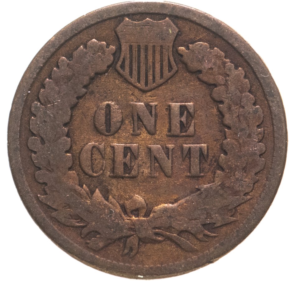 Монета США 1 цент 1887 "Indian Head Cent" стоимостью 650 руб.