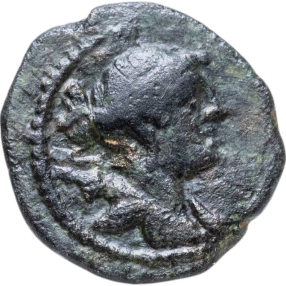 Монета государство Селевкидов, Антиох VIII, 121-96 годы до Р.Х., АЕ15 ...