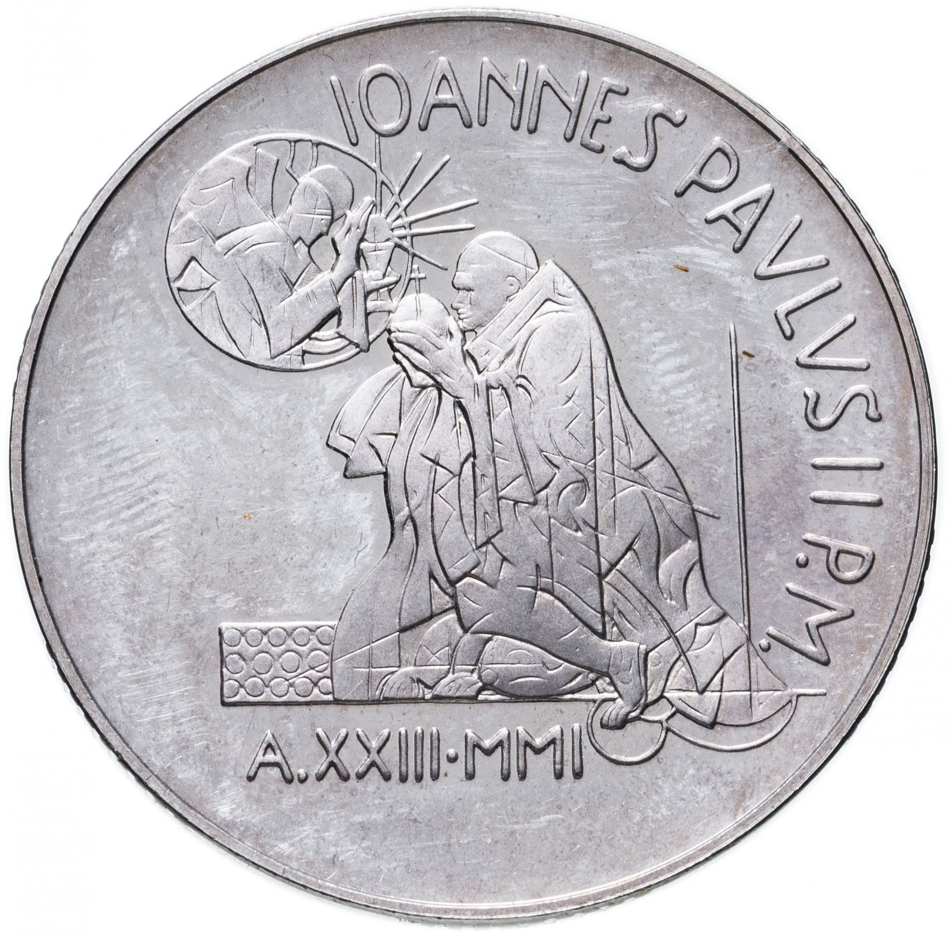 Монета Ватикан 5000 лир (lire) 2001 Пасха стоимостью 3571 руб.