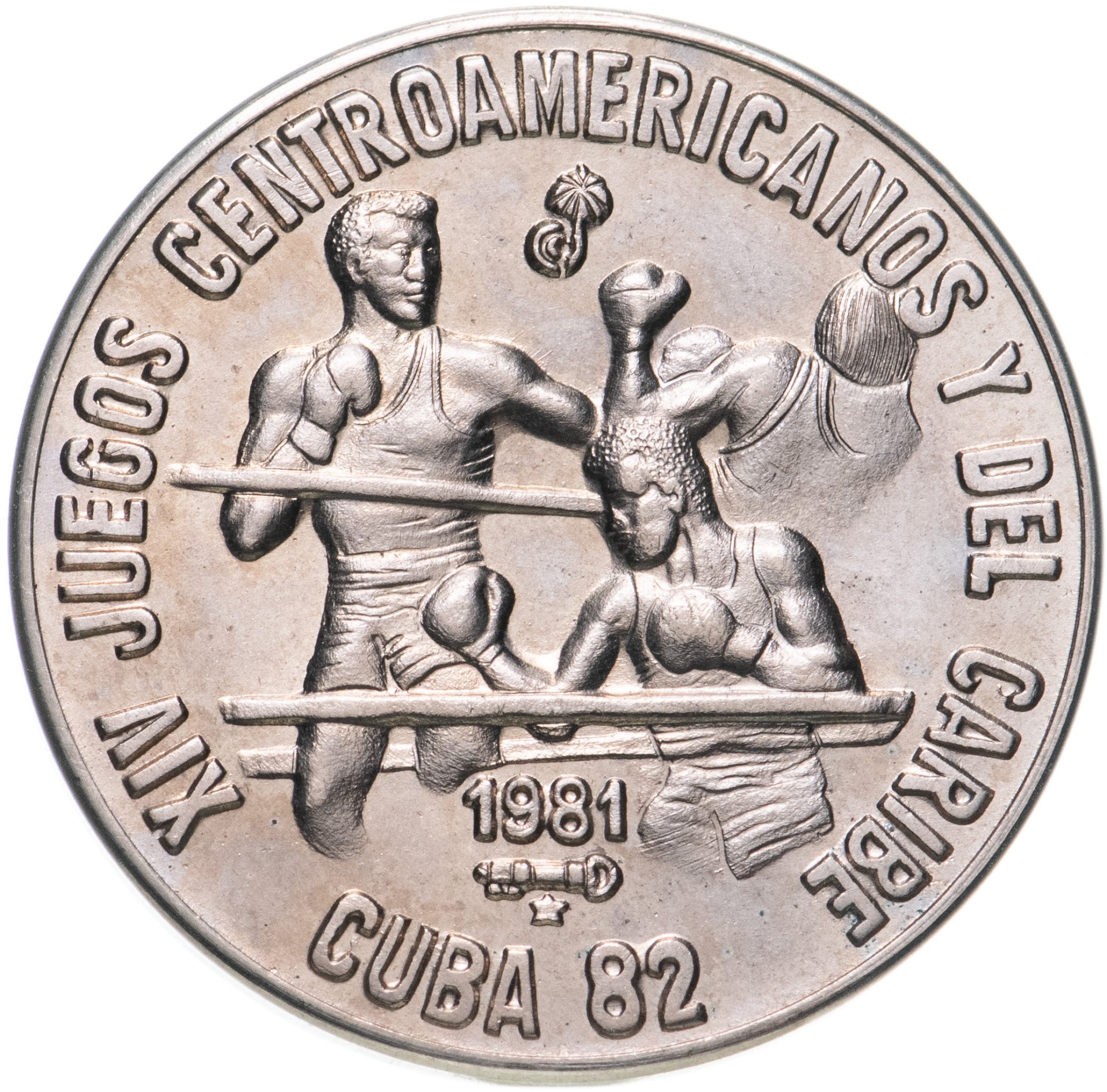 Монета Куба 1 песо (pesos) 1981 XIV Центральноамериканские и Карибские игры стоимостью 1416 руб.