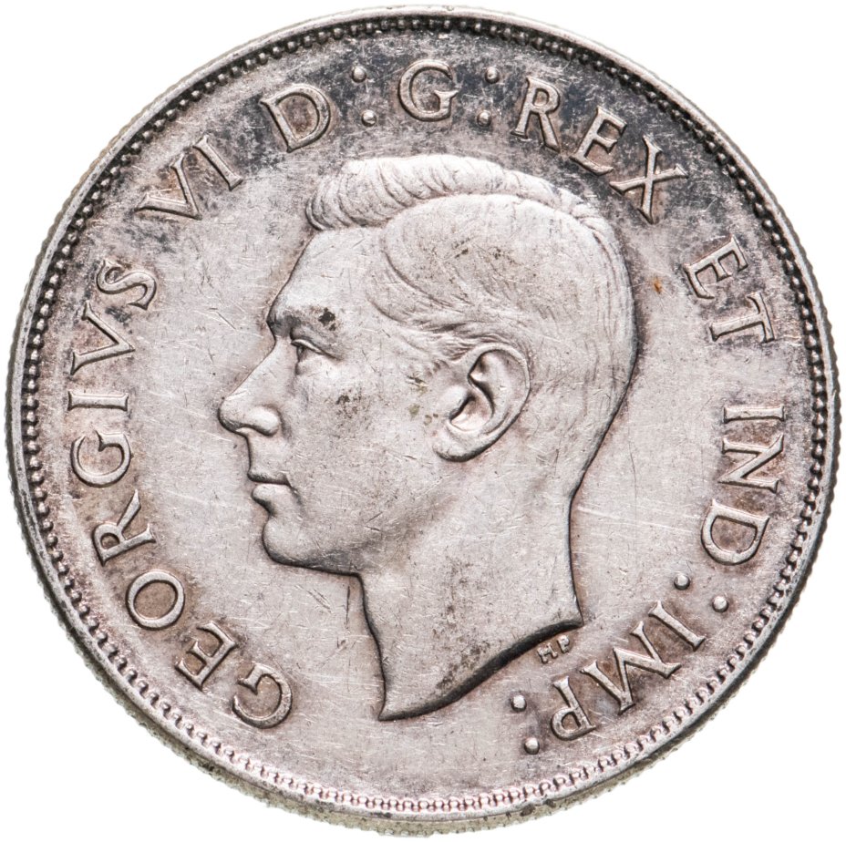 Монета Канада 50 центов (cents) 1944 стоимостью 2390 руб.