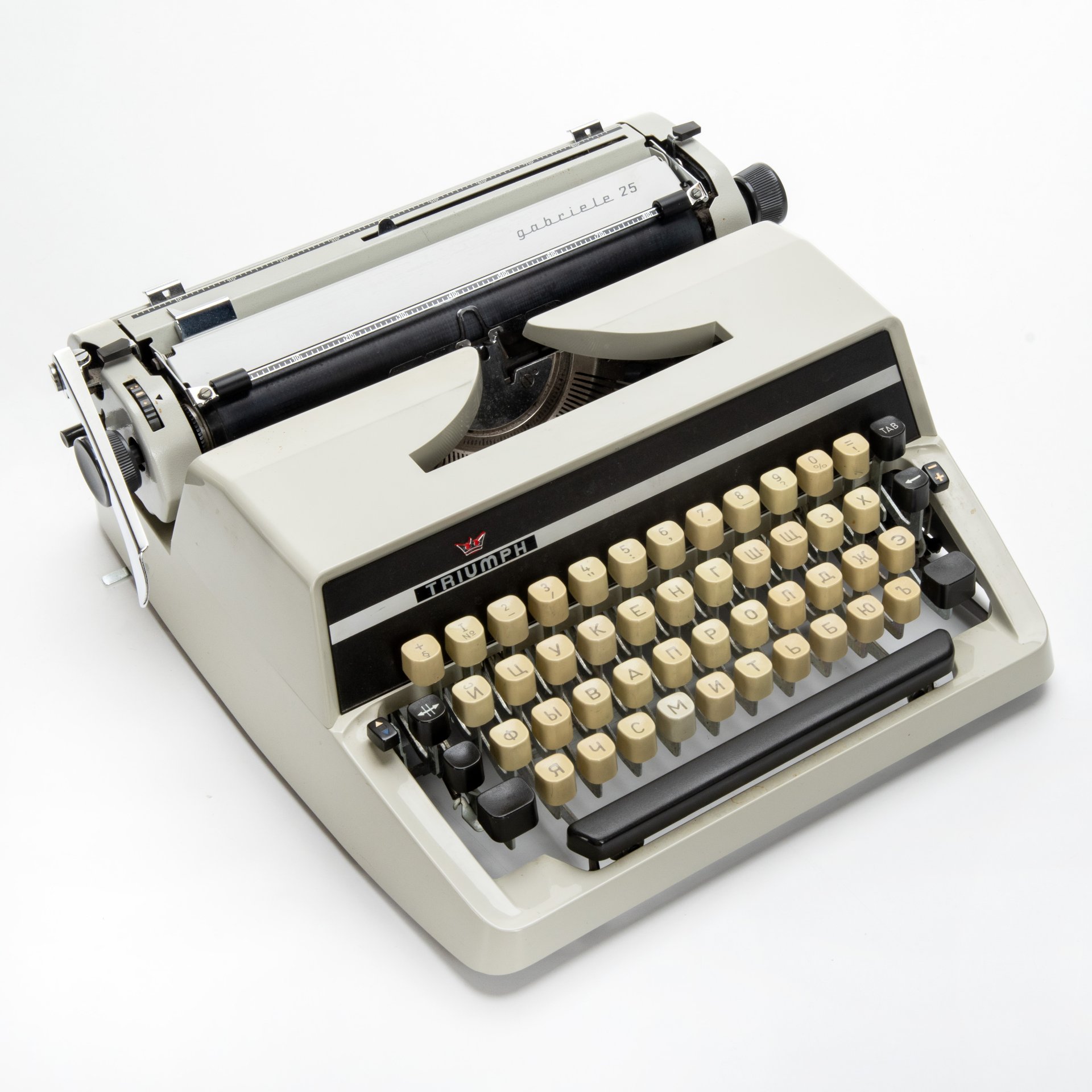 Машинка печатная "Gabriele 25", Triumph, пластик, металл, резина, ФРГ ...
