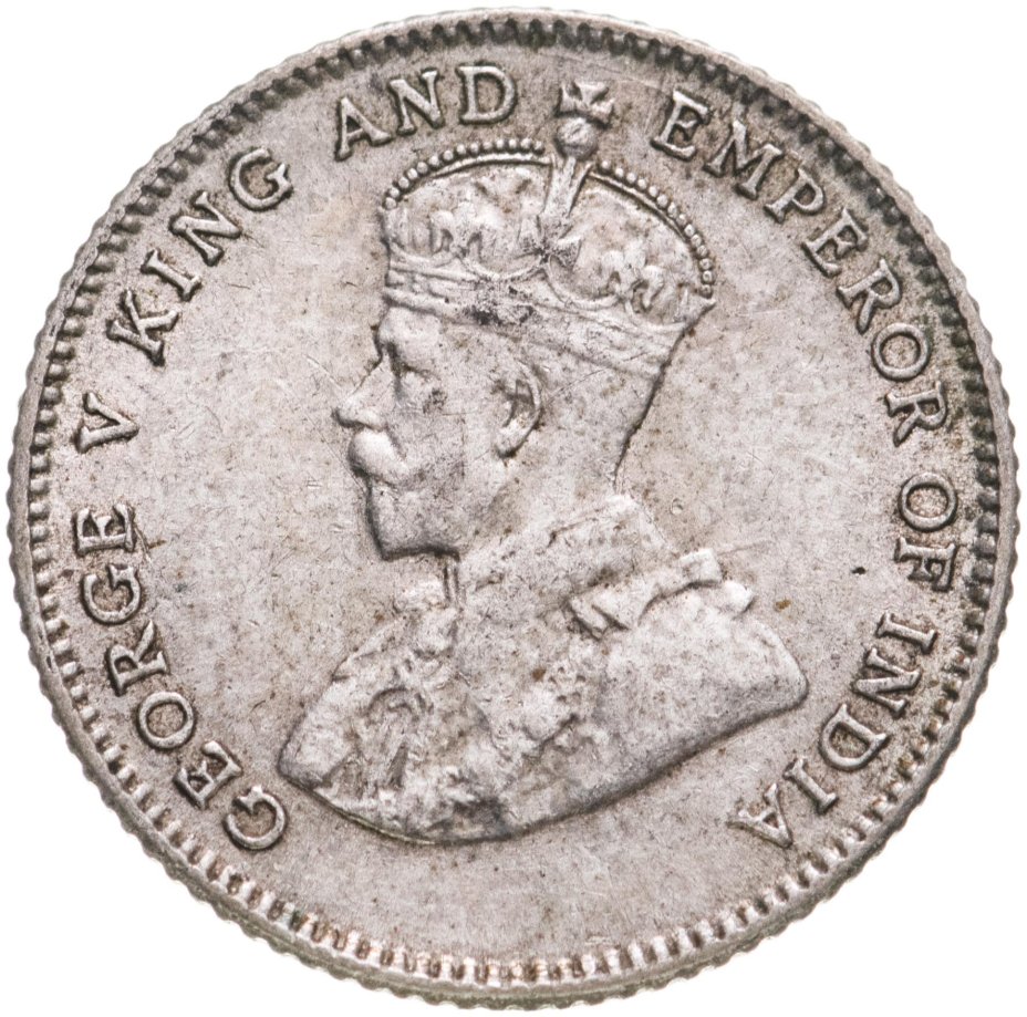 Монета стрейтс Сетлментс 10 центов (cents) 1927 стоимостью 600 руб.