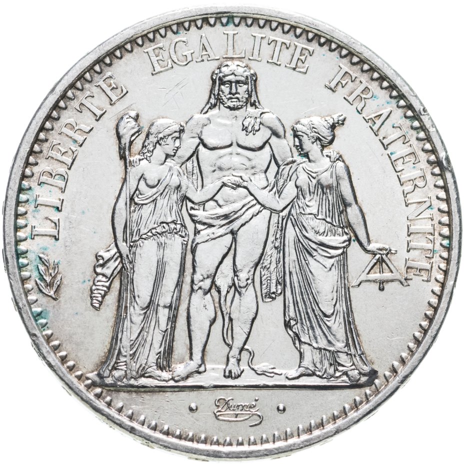 Монета Франция 10 франков 1965 стоимостью 4250 руб.