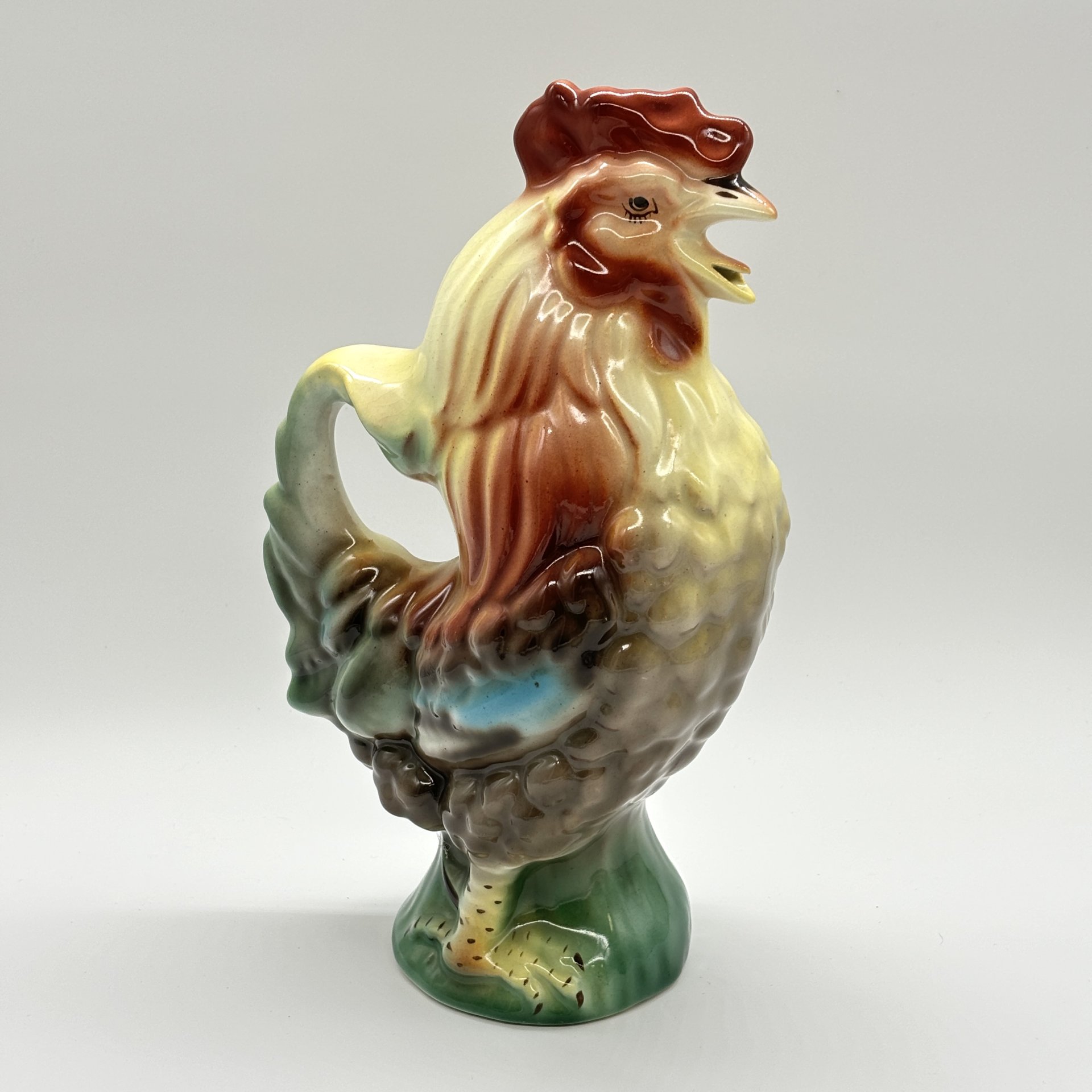 Штоф "Петух", фаянс, роспись, Кировский фаянсовый завод, СССР, 1957 ...