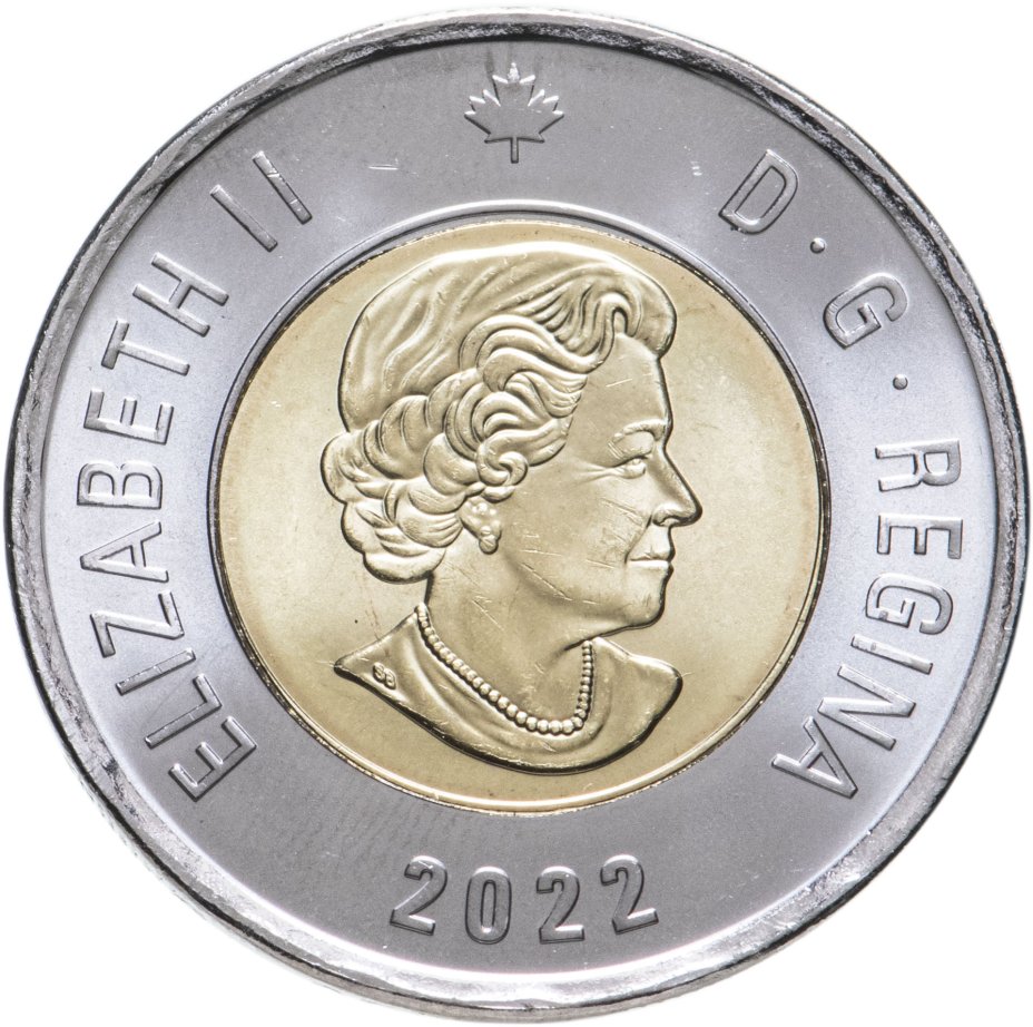 Монета Канада 2 доллара 2022 "50 лет Суперсерии СССР — Канада ...