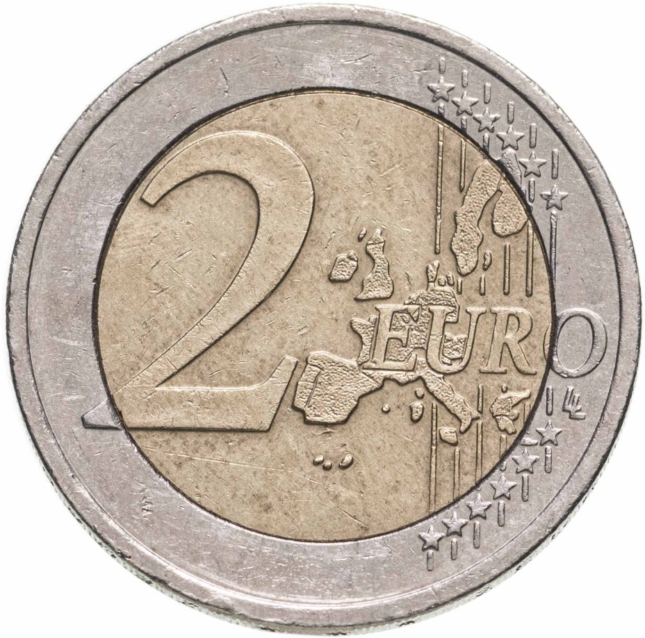 Монета Австрия 2 евро (euro) 2002 стоимостью 410 руб.