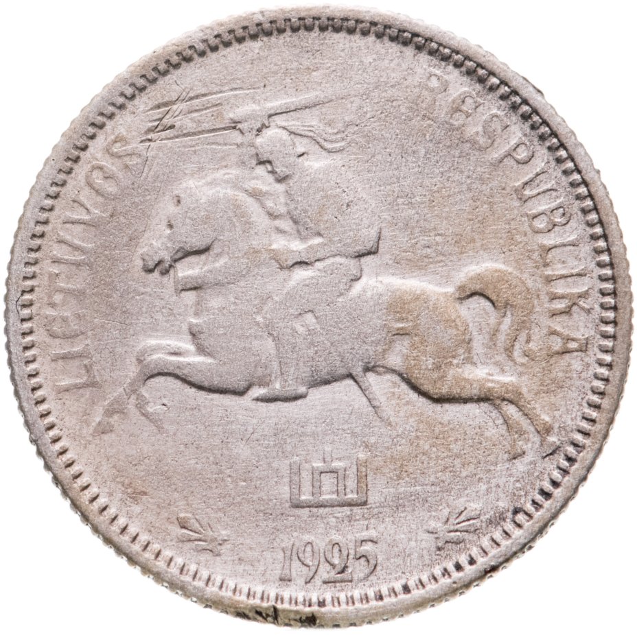 Монета Литва 2 лита 1925 стоимостью 1016 руб.
