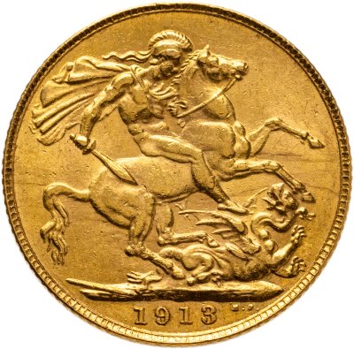 Монета Великобритания 100 фунтов (Pounds) 2023 "Британия" Золото ...