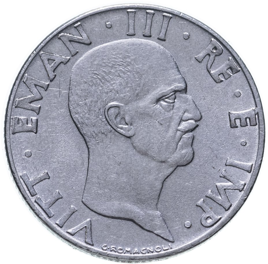 Монета Италия 50 чентезимо (centesimi) 1941 стоимостью 480 руб.