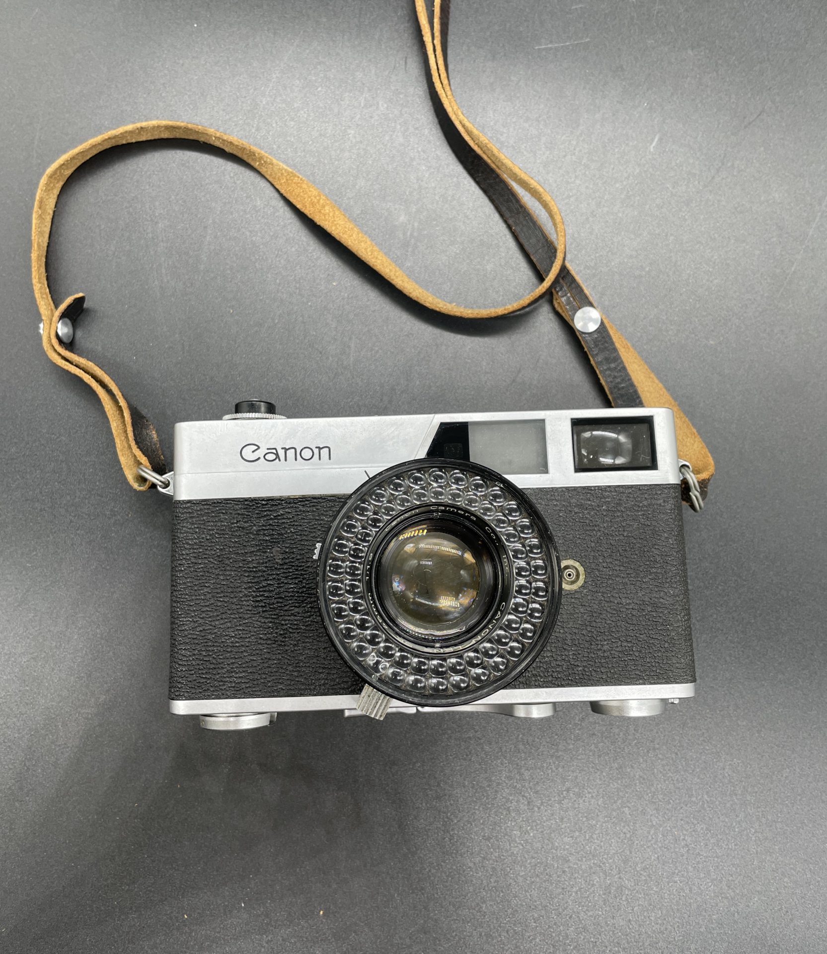 Фотоаппарат "Canonet" в оригинальном кофре, Canon, металл, пластик ...
