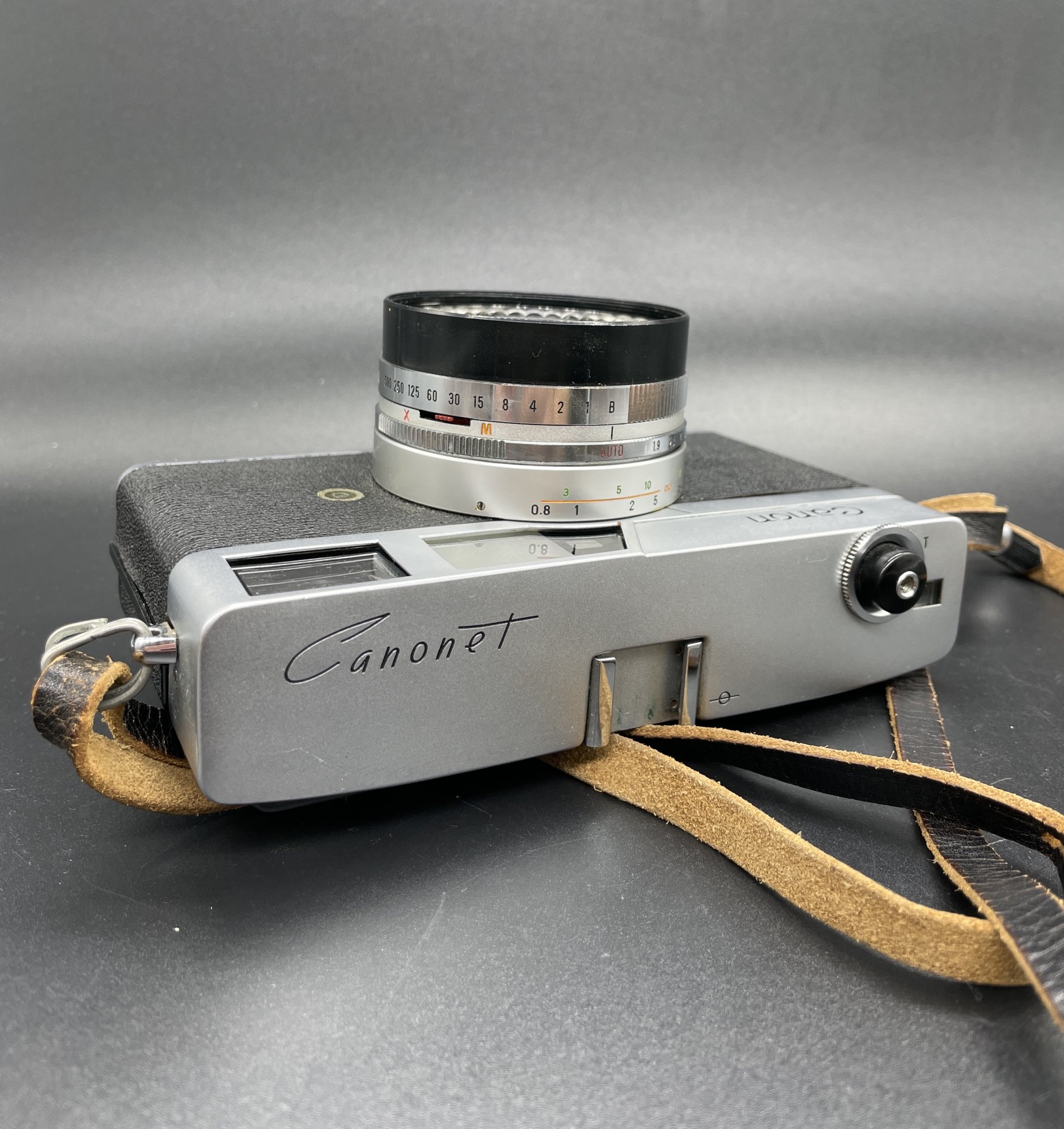 Фотоаппарат "Canonet" в оригинальном кофре, Canon, металл, пластик ...