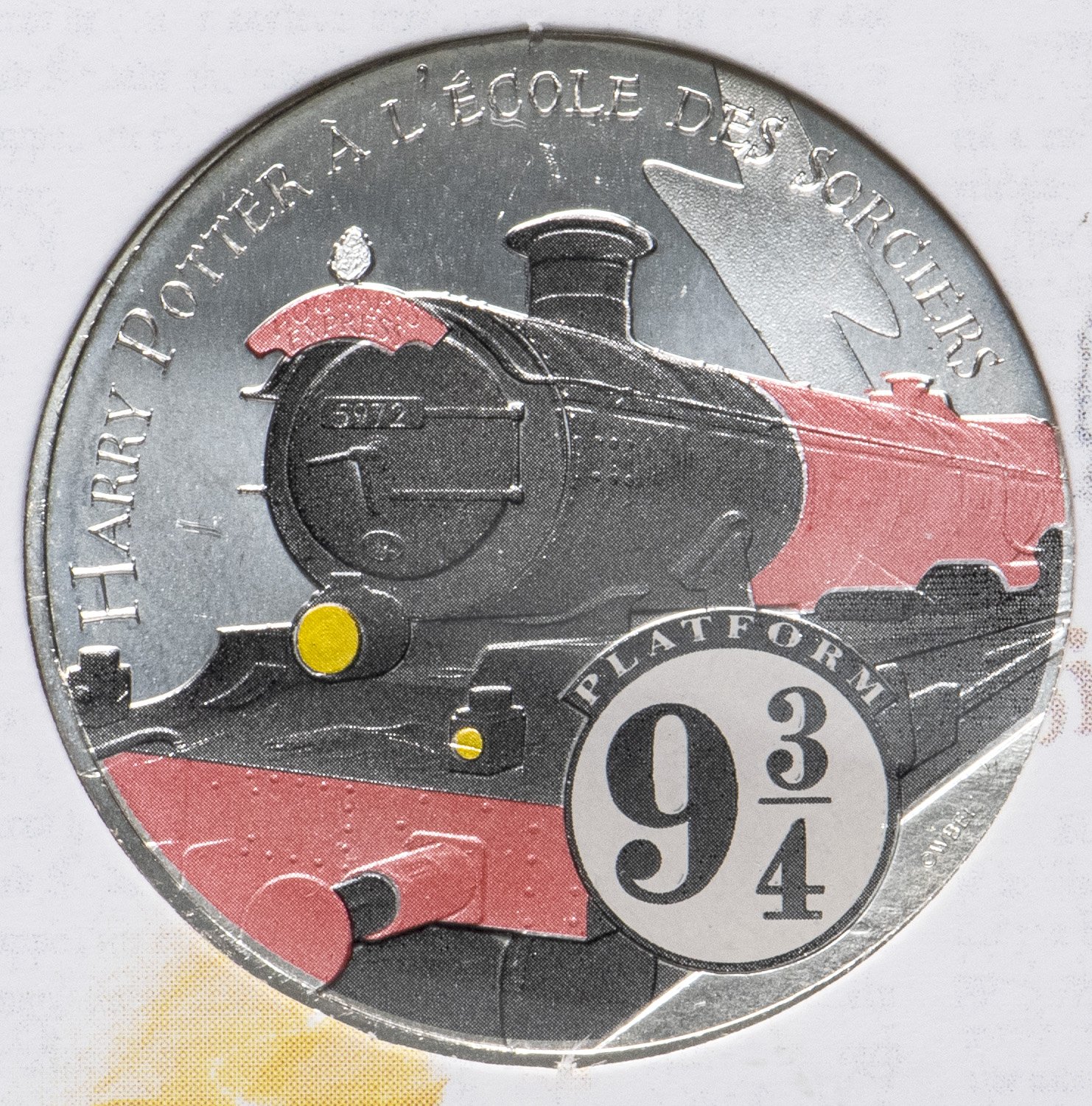 Монета Франция 10 евро 2021 Гарри Поттер - Гарри Поттер и философский ...